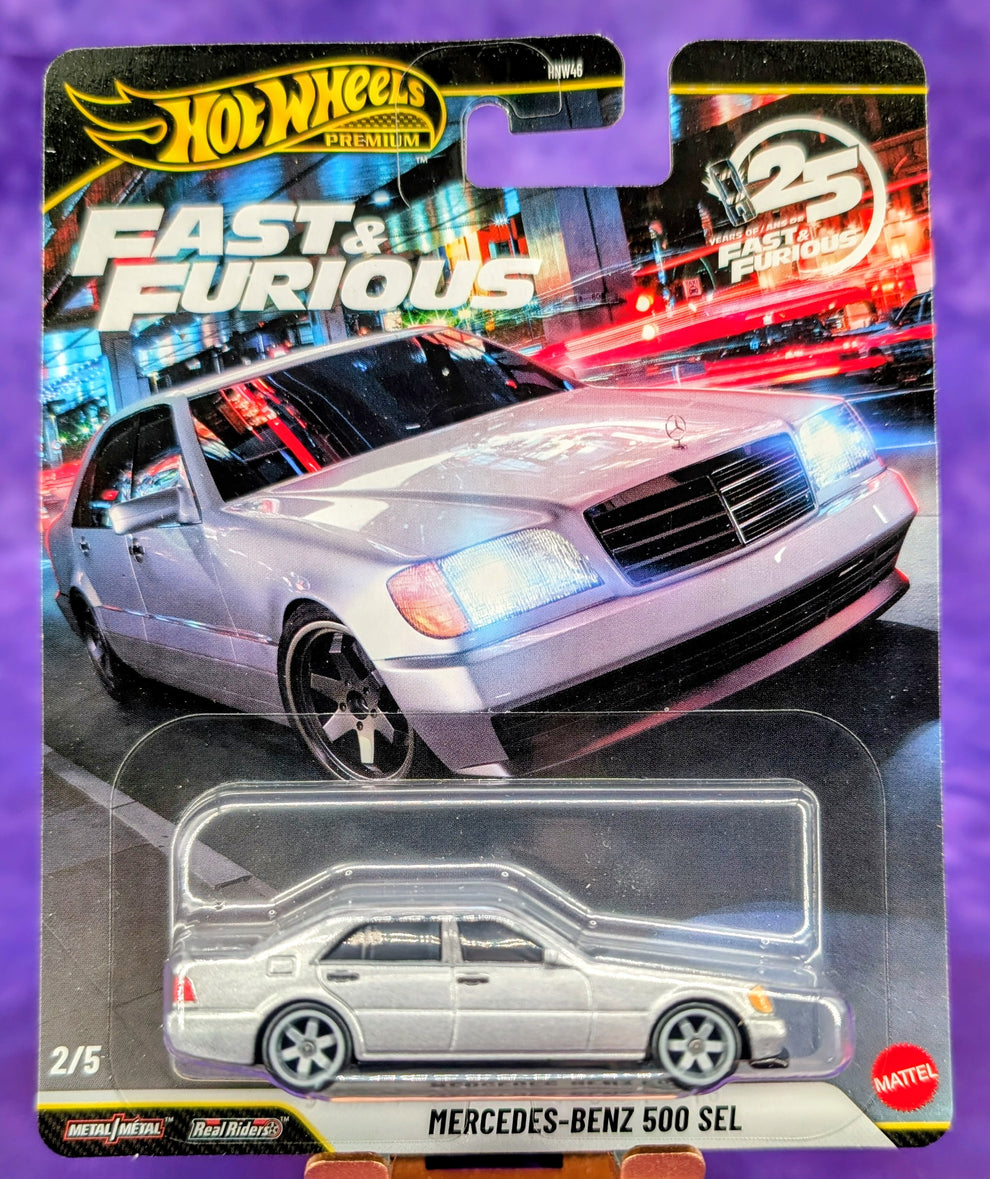 Hot Wheels Mercedes-Benz 500 SEL - Fast & Furious 25th Anniversary - P ...