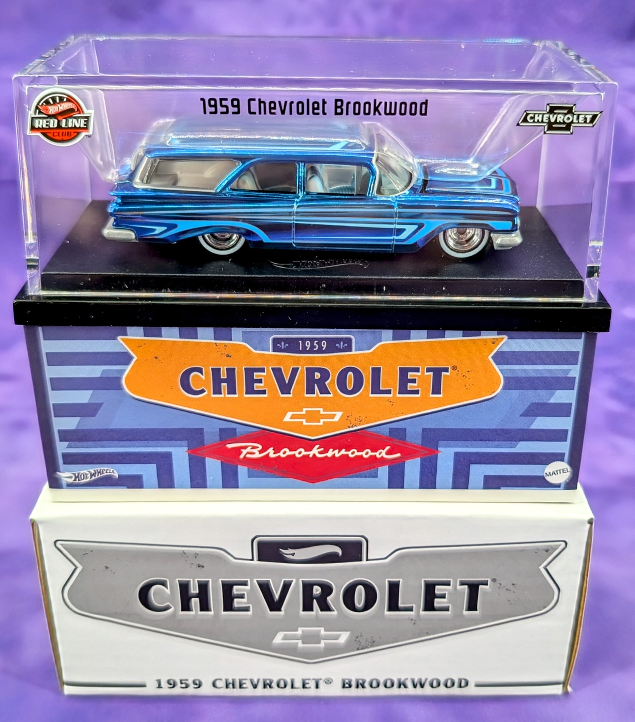 Hot Wheels RLC 1959 Chevrolet Brookwood Wagon – Red Line Club - Acryli ...