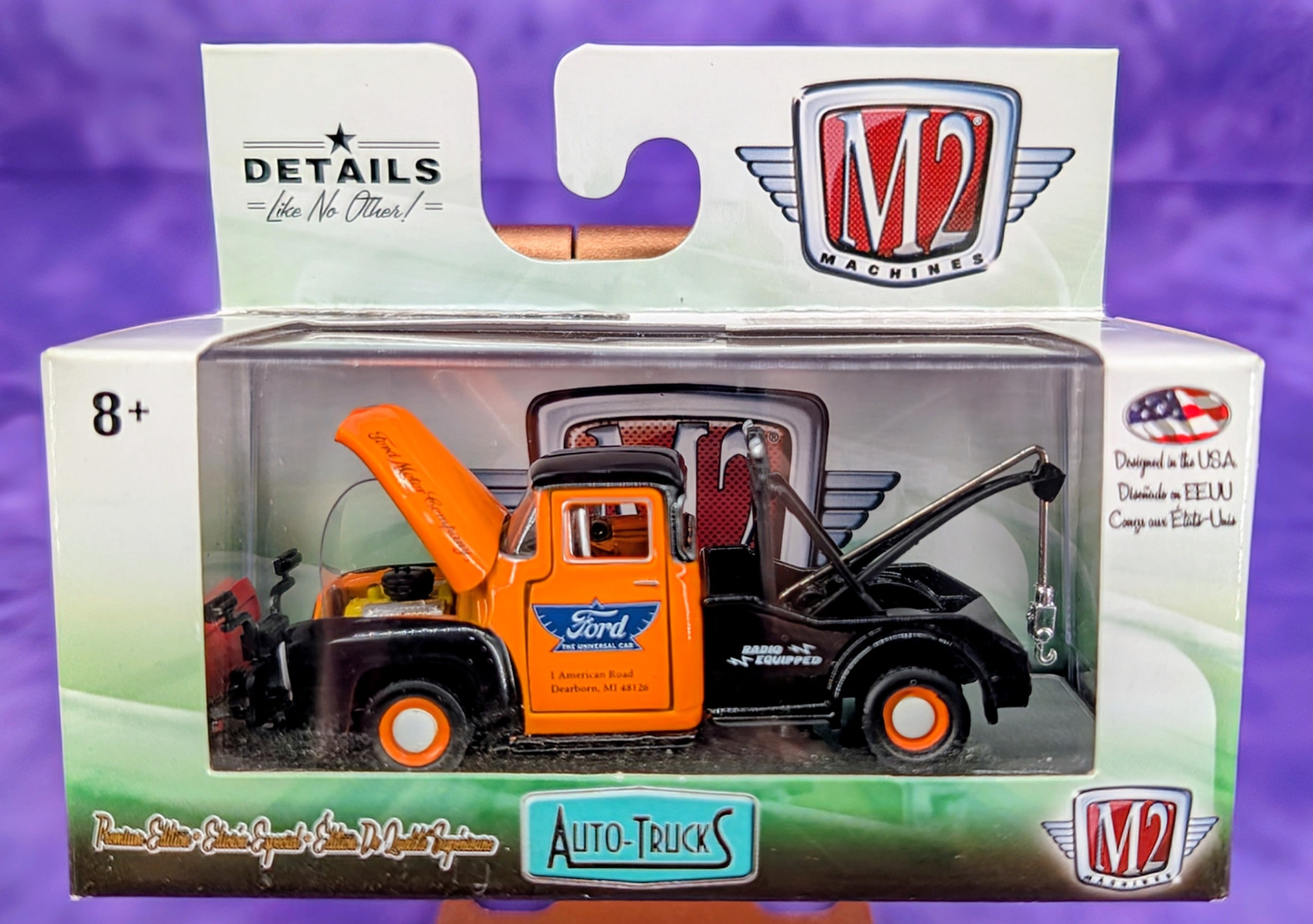 M2 Machines 1956 Ford E-100 Tow Truck - R44 17-54 – Hot Ones Diecast Co.